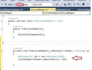 How to Create Crystal Report using Visual Studio