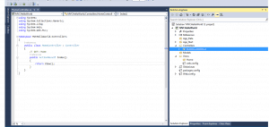 Create ASP.NET MVC Application in C# and visual studio