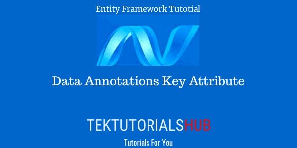 Data Annotations Key Attribute In Entity Framework Tektutorialshub