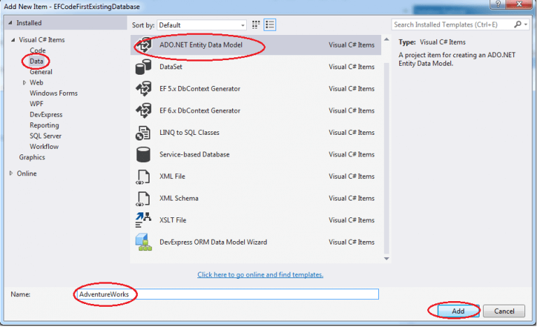 Code First with Existing Database - Tektutorialshub