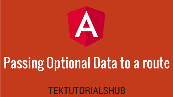 Query Parameters In Angular Tektutorialshub