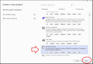 Create ASP.NET Core Hello World Application - TekTutorialsHub