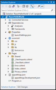 ASP.NET Core Solution Structure - Tektutorialshub