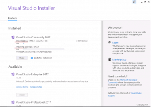 How to Download and Install Visual Studio 2017 - Tektutorialshub