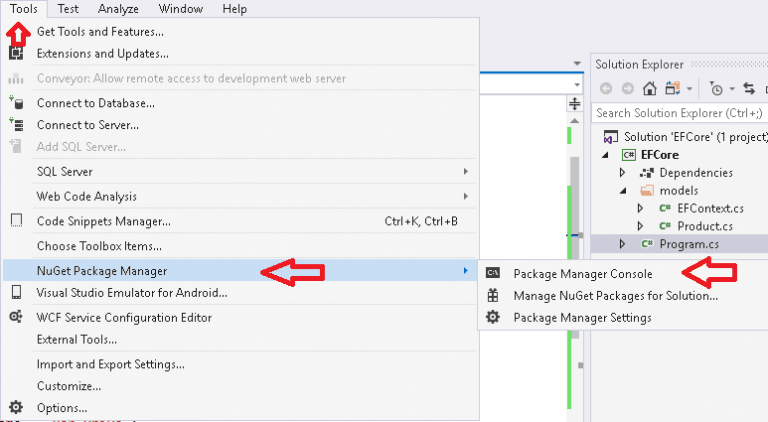 Entity Framework Core Console Application Tektutorialshub 6864