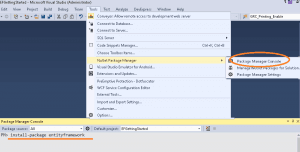 Code First Example - Entity Framework - Tektutorialshub