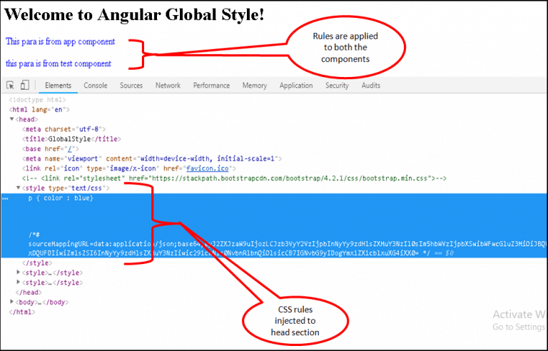 Angular Global CSS styles - Tektutorialshub Angular Global CSS styles - Tektutorialshub