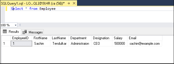 Adding A Row Into A Table In SQL Server TekTutorialsHub