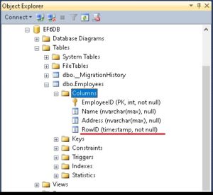 Timestamp Attribute in EF Core - Tektutorialshub