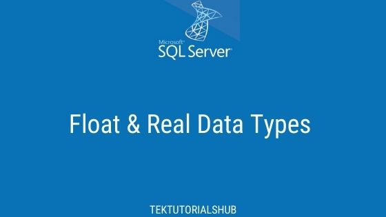 Float Real Data Types In SQL Server TekTutorialsHub