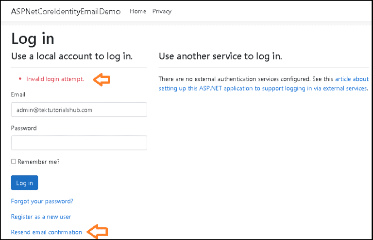 Sending Confirmation Email in ASP.NET Core Identity - Tektutorialshub Sending Confirmation Email in ASP.NET Core Identity - Tektutorialshub